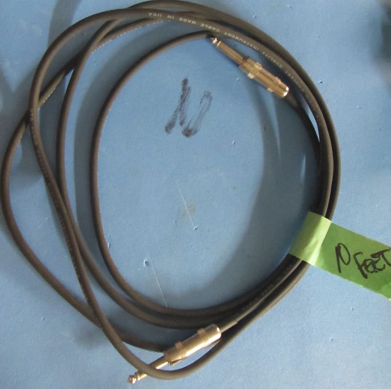 VTG Audio 10 foot cable 2000's - Black H | Reverb
