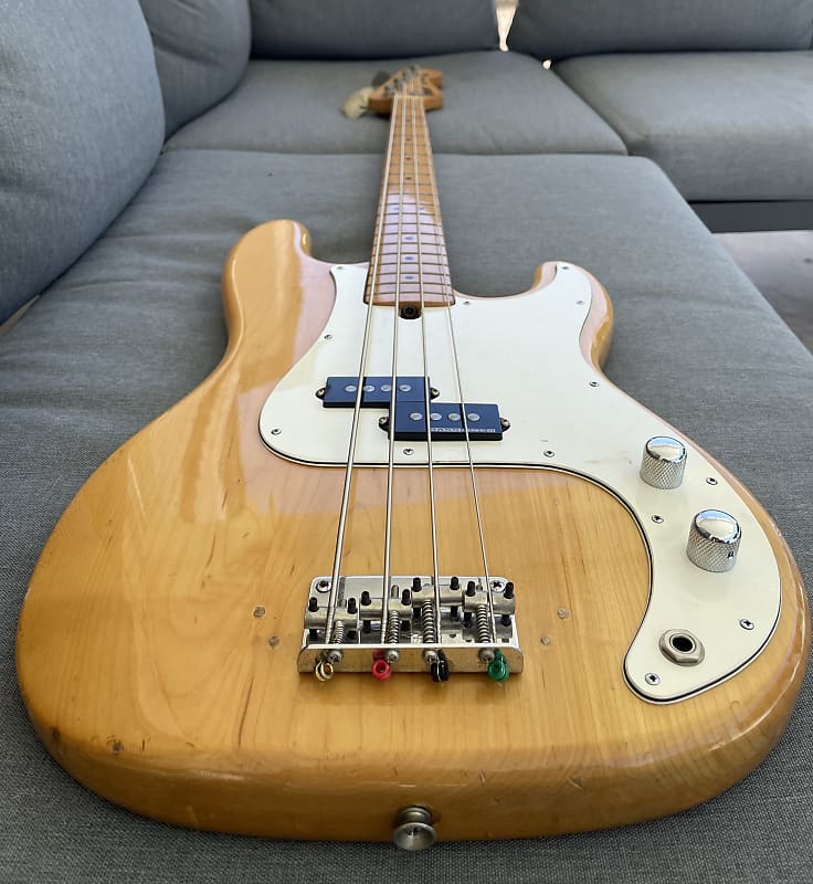 Greco P Bass Precision 1970s Natural Made in Japan | Reverb