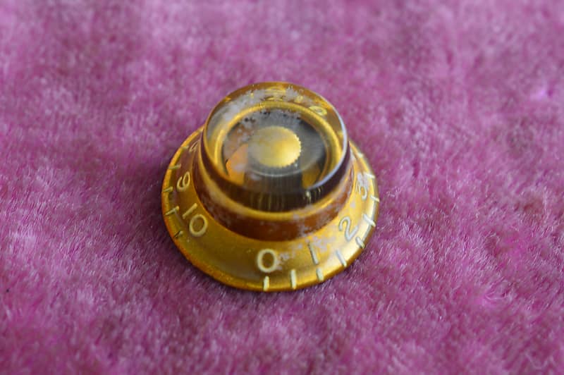 Vintage 1959 Gibson Les Paul Burst Knob Gold Bonnet | Reverb Canada