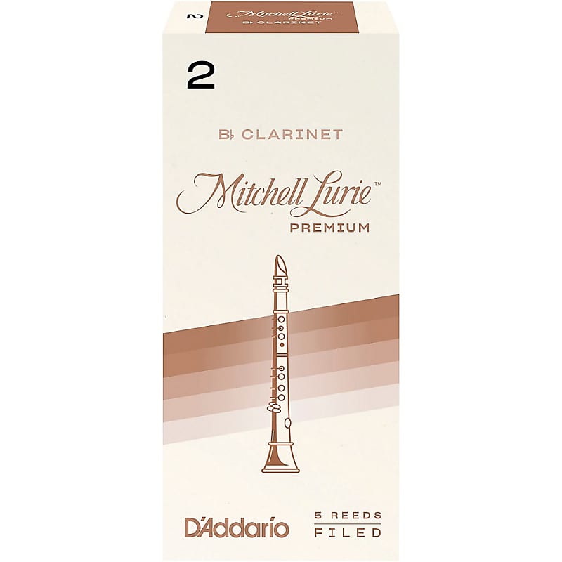 Mitchell Lurie Premium Bb Clarinet Reeds Strength 2 Box of 5 | Reverb
