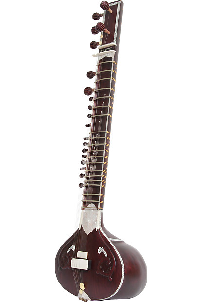 banjira Standard 7-String Single Toomba Sitar - Dark Burgundy | Reverb