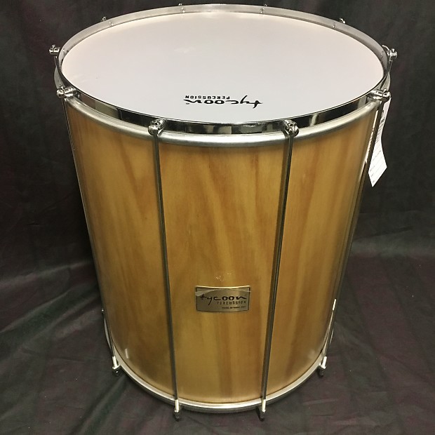 Tycoon 18" Wooden Brazilian Surdo Natural | Reverb