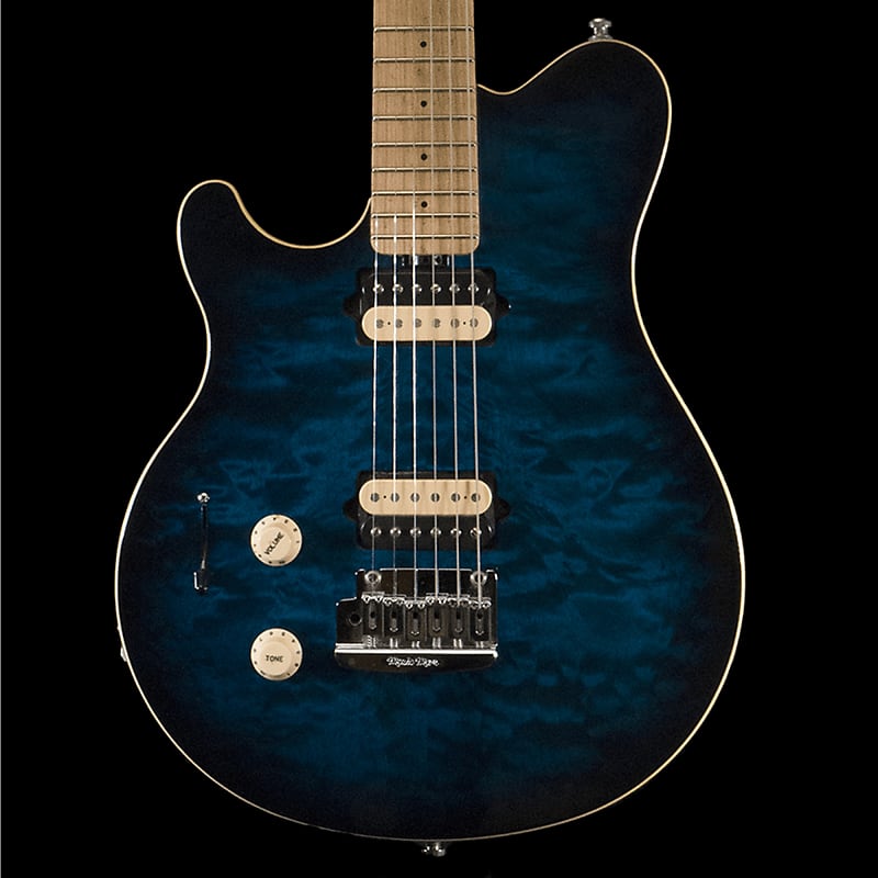 Music Man Axis Super Sport Left Handed Guitar (Aqua Blue), | Reverb