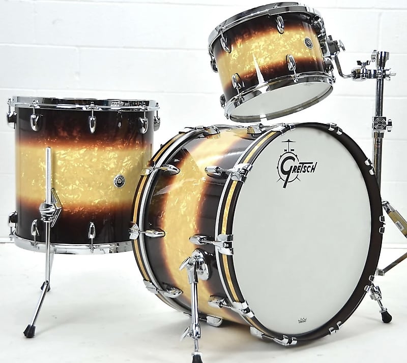 Gretsch USA Custom 13/16/22 Espresso Burst drum set. | Reverb