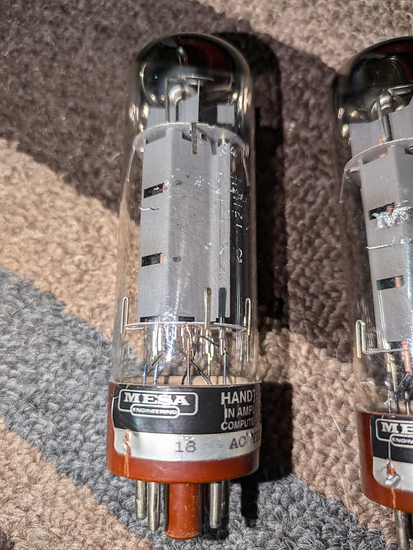 Duet pair Mesa boogie Svetlana SED Winged c El34 6ca7 | Reverb