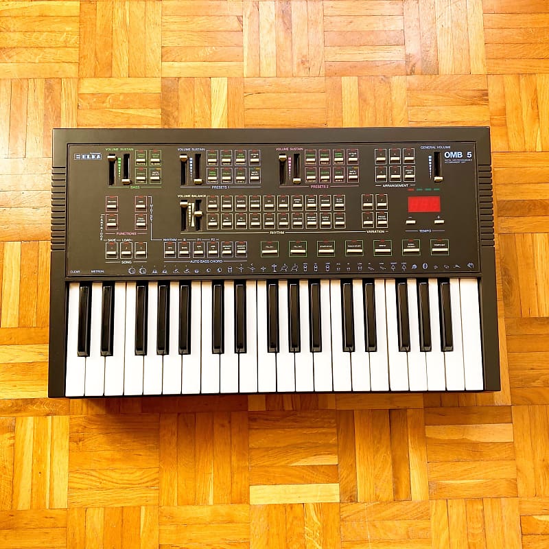 Elka OMB 5 (Made in Italy, 1985) - Arranger, Synthesizer & | Reverb