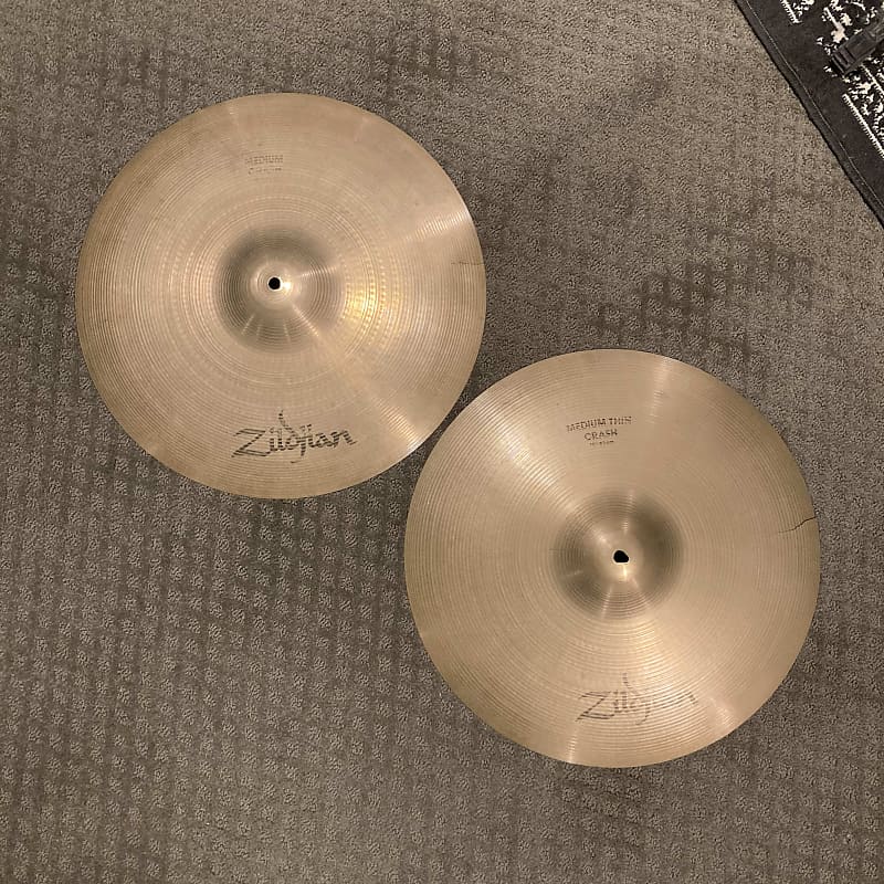 Zildjian A Series 18 Medium and 18 Medium Thin Crashes | Reverb