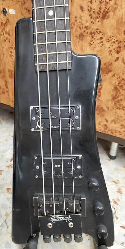 Shadow Headless Bass 4 String 80's - Black | Reverb