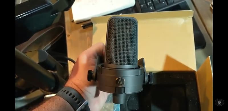 Audio-Technica AT3525 Condenser Microphone And Yoke Shock | Reverb