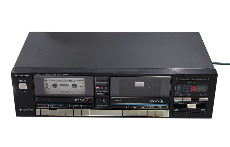 FULLY RESTORED MINT VINTAGE PANASONIC RS-363 DOUBLE CASSETTE | Reverb