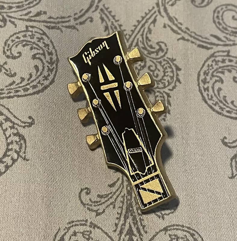 Gibson Les Paul Custom Enamel Lapel Pin | Reverb