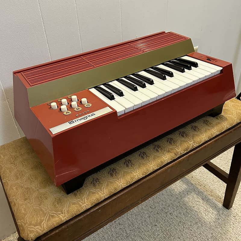 Rare RED 1960s Magnus 360 chord organ. 🇺🇸 Made! | Reverb