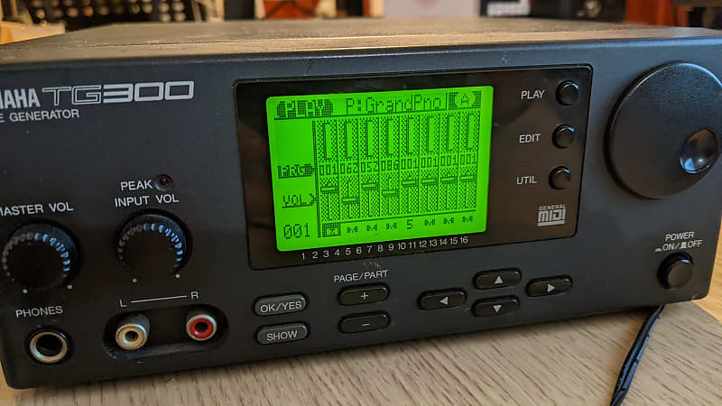 Yamaha TG-300 1993 Black | Reverb