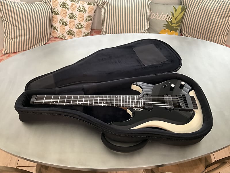 Kiesel Osiris 7 String - Black and White | Reverb