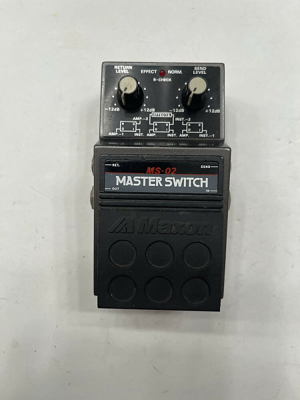 Maxon MS-02 Master Switch Line Selector Rare Vintage Guitar | Reverb