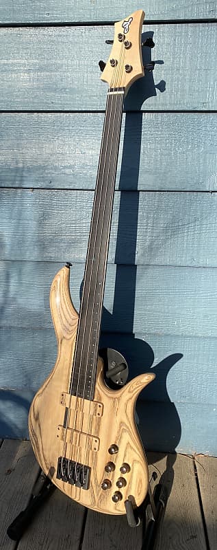 F Bass BNF4 fretless 4 string bass - 2017 - Natural | Reverb