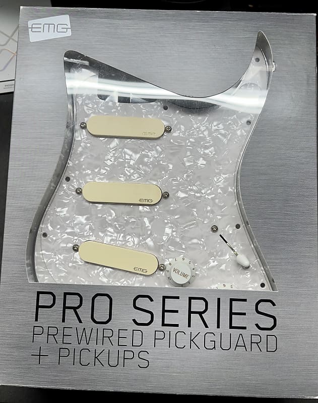 EMG DG20 David Gilmour Pre-Wired Loaded Strat Pickguard | Reverb