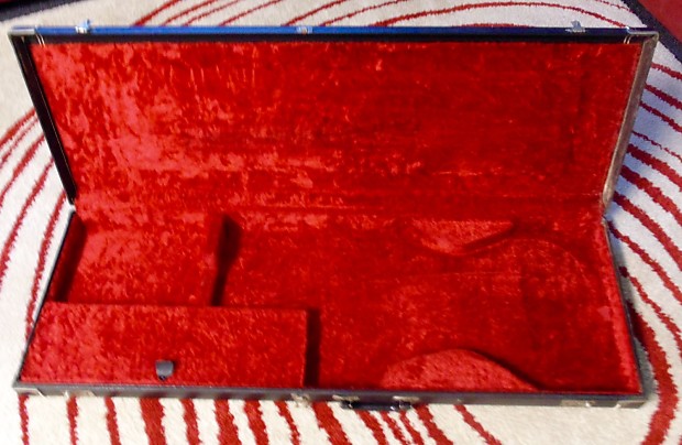 Mosrite Vintage Mosrite Ventures Hard Shell Case 60's Black / | Reverb