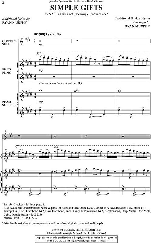 Simple Gifts | Reverb