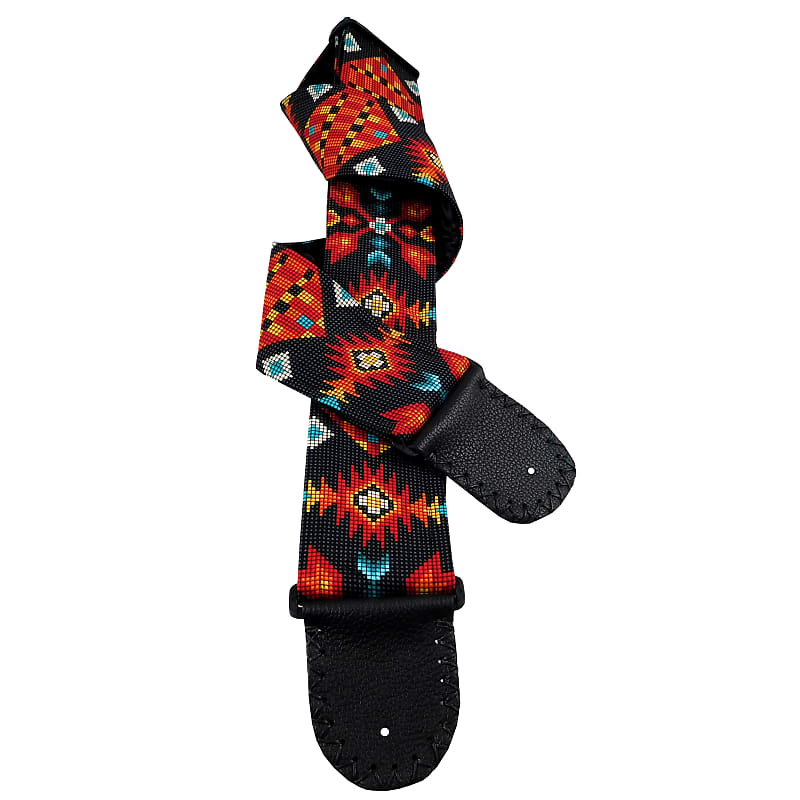 Southwest Native American Design Guitar Strap Artisan | Reverb