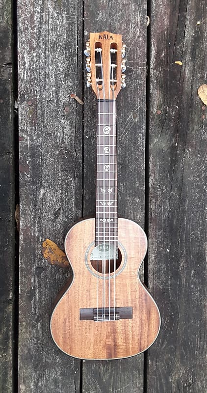 Kala KA-ASAC-T6 Solid Acacia Satin Natural w/ Case by Guitars | Reverb