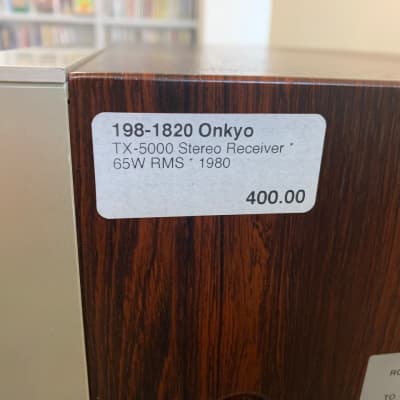 Onkyo TX-5000 Stereo Receiver * 1980 * 65W RMS | Reverb