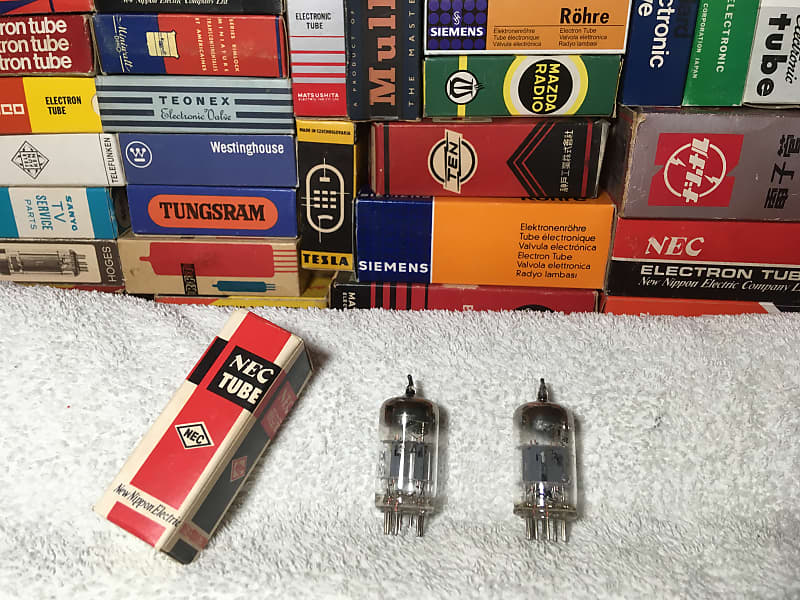 2 NOS DGetter NEC Nippon Japan ~ 12AT7 ECC81 PreampAudio ~ | Reverb