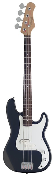 Stagg P250-BK Standard P Bass 4-String Electric Bass Guitar - | Reverb