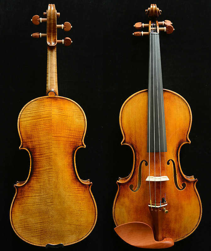 Master Violin Amazing Sound Stradivari 1716 Messiah European | Reverb