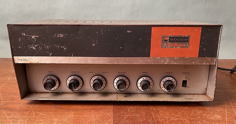 Bogen CHB-35A 1960’s Tube PA Guitar Amp | Reverb