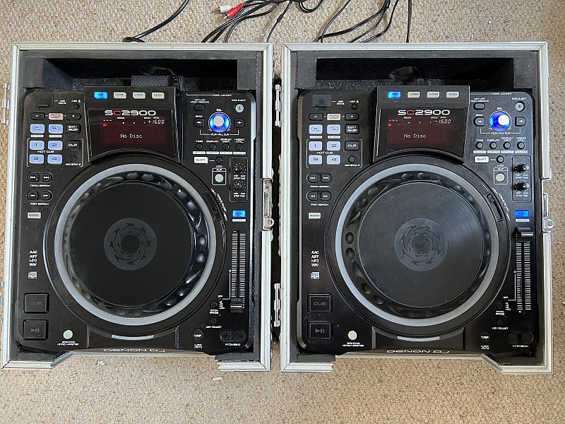 2x Denon SC2900 2012 - Digital Controller - Black - PAIR | Reverb