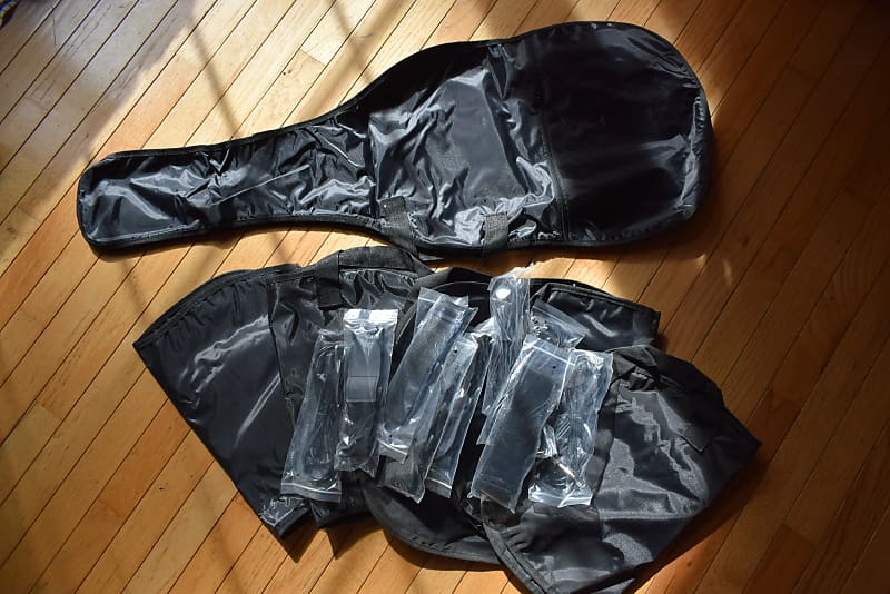 6 pcs. Bulk Lot Gig Bags/Dust Covers W/ Straps and Cords! | Reverb