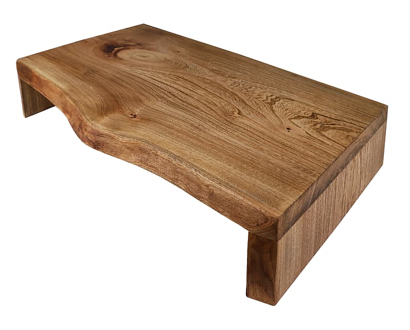 Solid mountain elm deep bridge rack 19" or monitor stand | Reverb