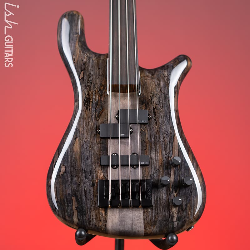 Spector NS-2 4-String Bass Fretless Natural Spalted Maple | Reverb