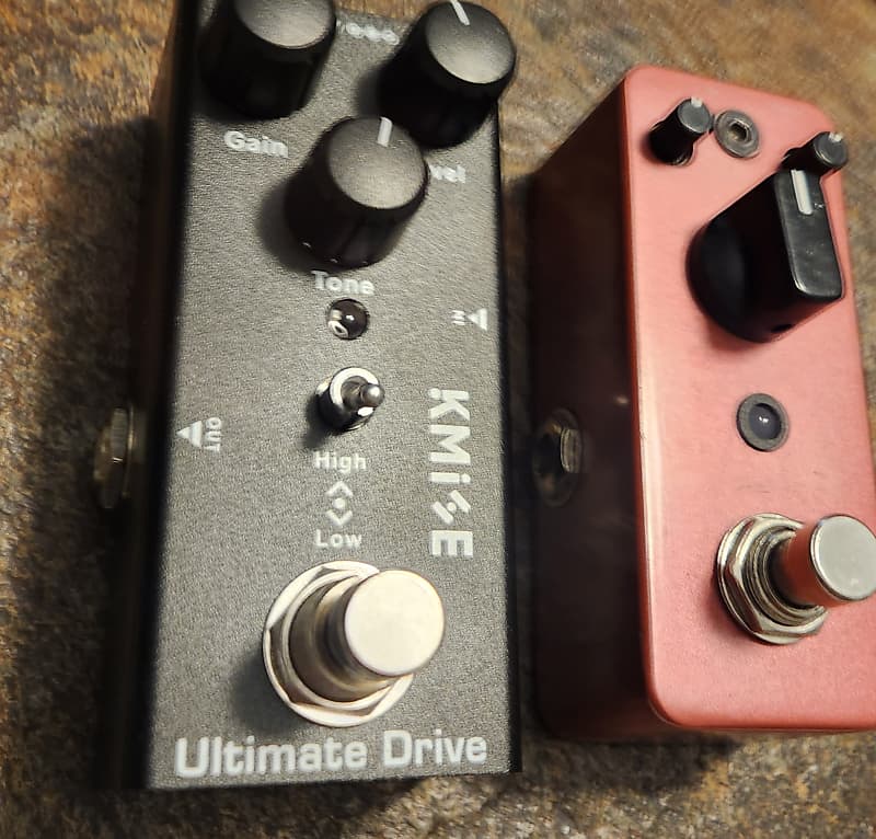 Kmise Ultimate drive overdrive pedal and unknown Marshall | Reverb