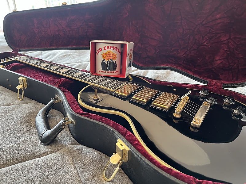 Gibson Les Paul Jimmy Page black beauty 2008 Custom | Reverb Slovakia