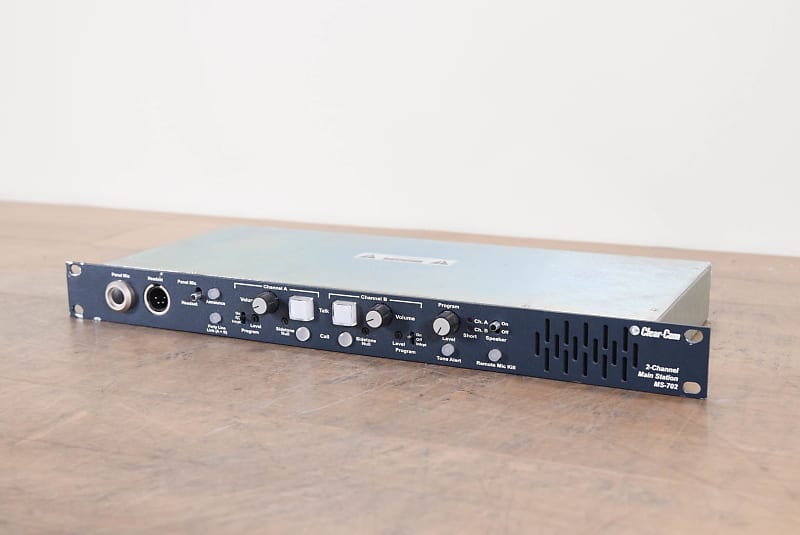 Clear-Com MS-702 2-Channel Intercom Headset Main Station | Reverb