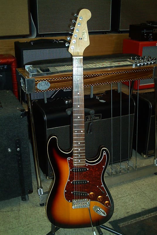 JCM JCM S Style 3 Tone Sunburst Maple/Rosewood Neck | Reverb