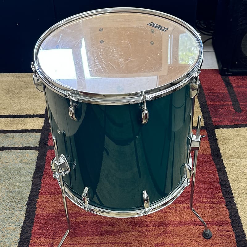 Peace 16” Floor Tom - Forest Green | Reverb