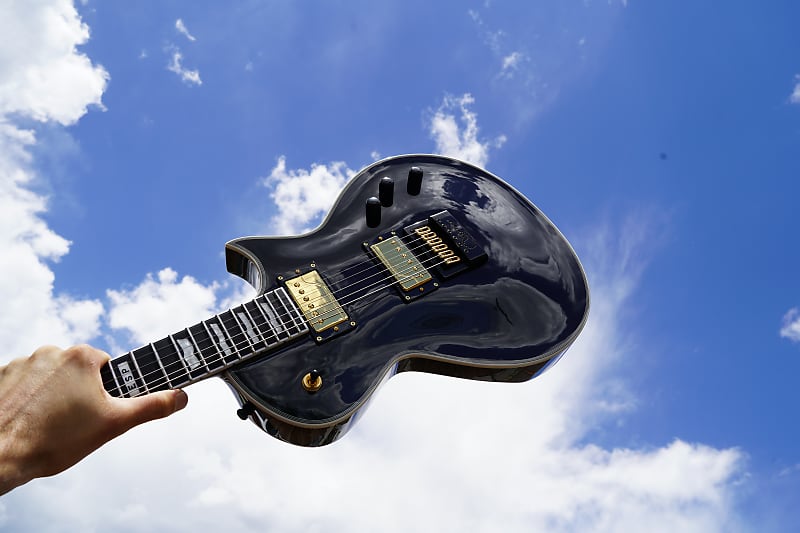 ESP E-II Eclipse Full Thickness Evertune Black 6-String | Reverb