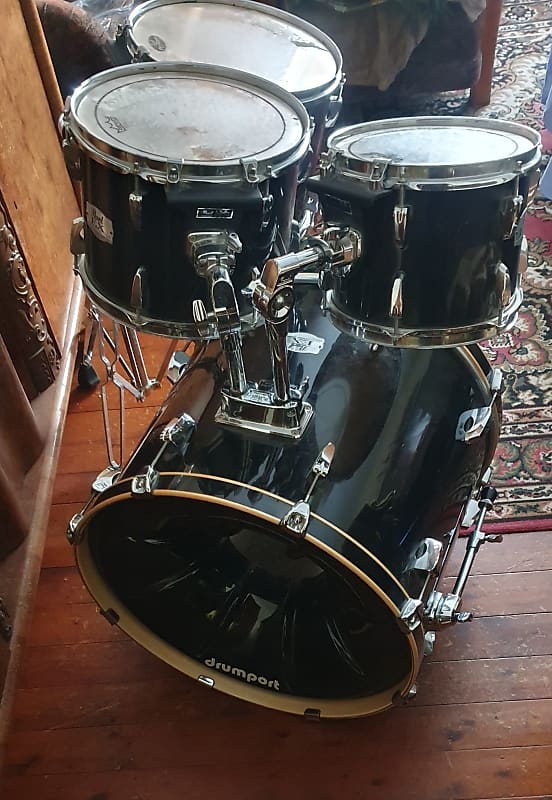 Pearl Export EX 825 Jet Black from 2008 | Reverb