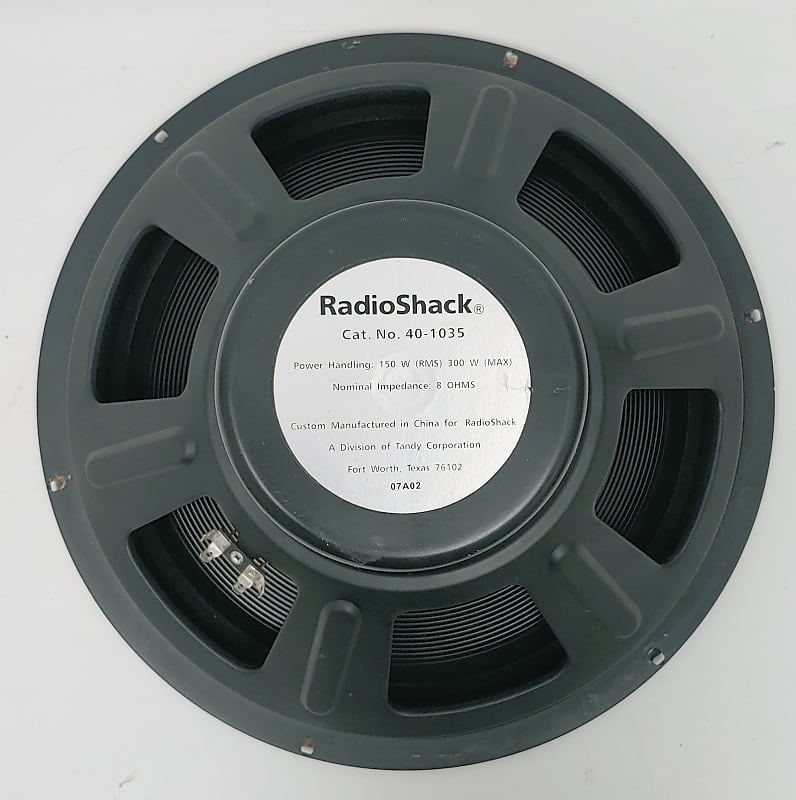 Radio Shack 15” Polypropylene Woofer No. 40-1035 | Reverb