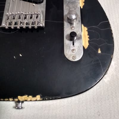 Sawtooth Relic Black Ash body Maple neck telecaster with | Reverb