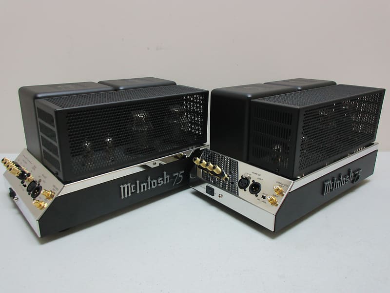 McIntosh MC75 MkIII 75-Watt Mono Tube Power Amplifier Pair | Reverb