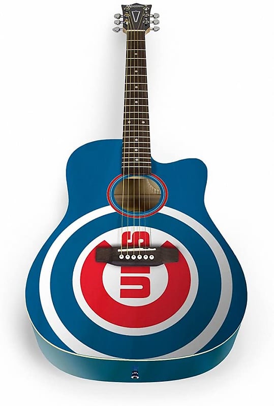 The Sports Vault MLB Chicago Cubs ACMLB05Acoustic Guitar | Reverb