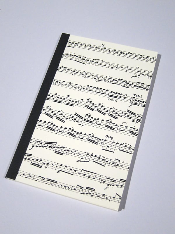 Journal Notebook - Music Notes | Reverb