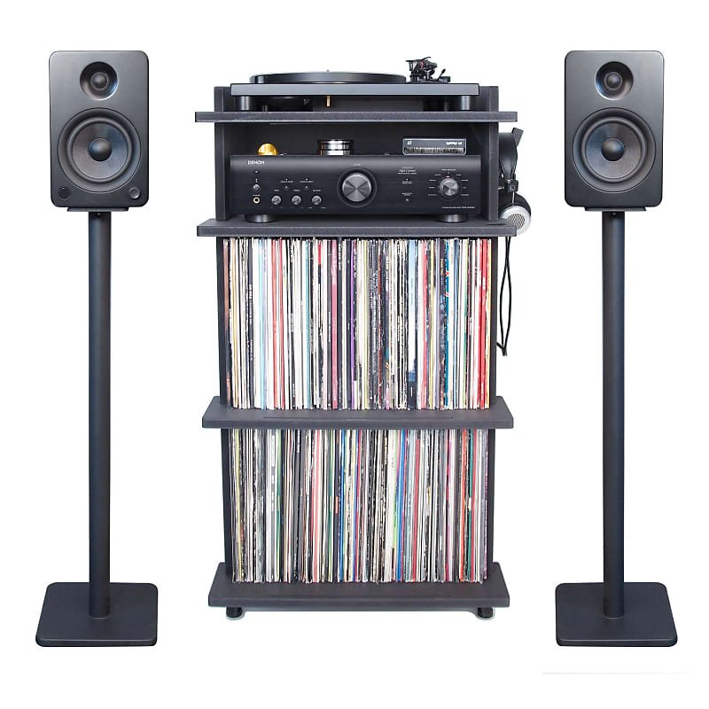 Line Phono: Turntable Stand / 32" Kanto Speaker Stands / | Reverb