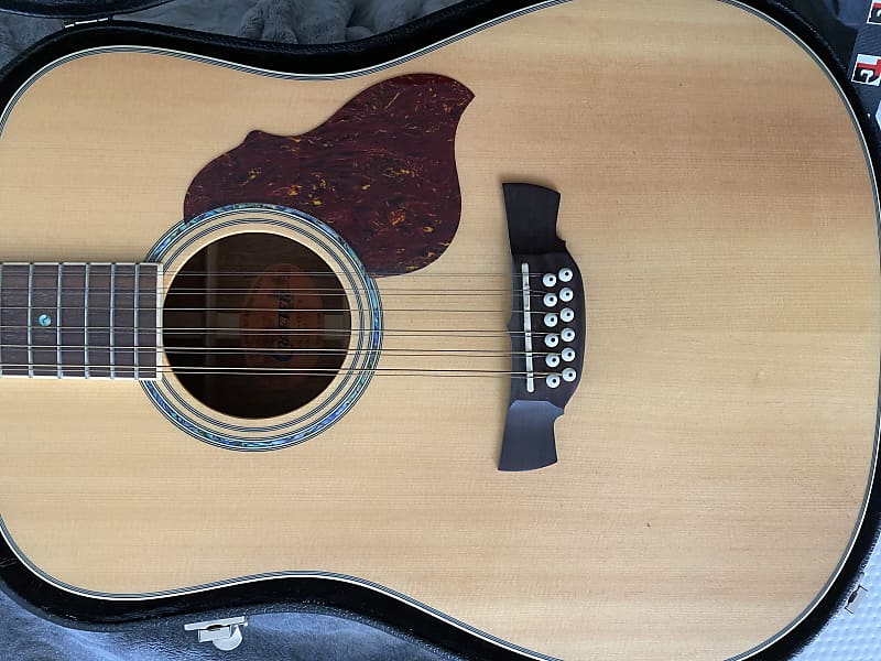 Crafter 12 String Acoustic Guitar D8-12EQ/N w/ Case | Reverb