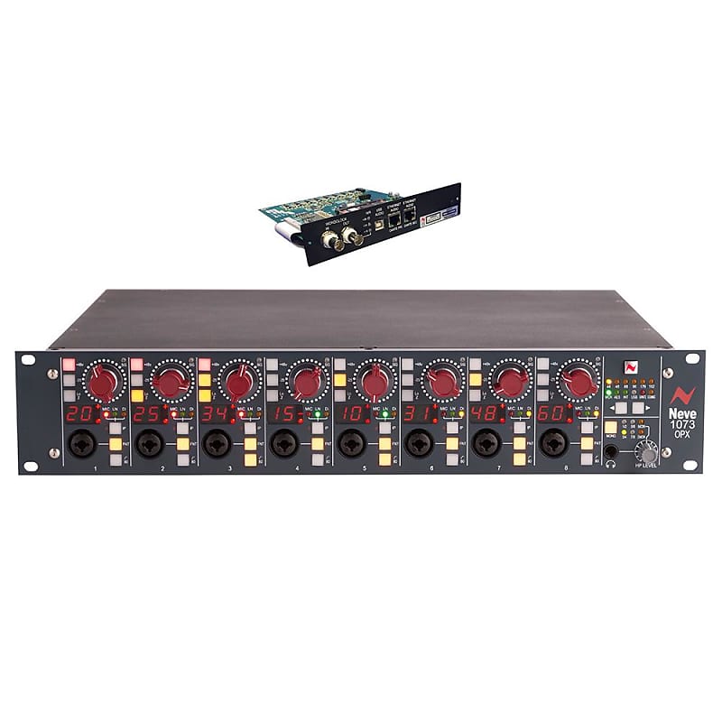 AMS Neve 1073OPX - 8-Channel 1073 Preamp w/Digital - B-Stock | Reverb