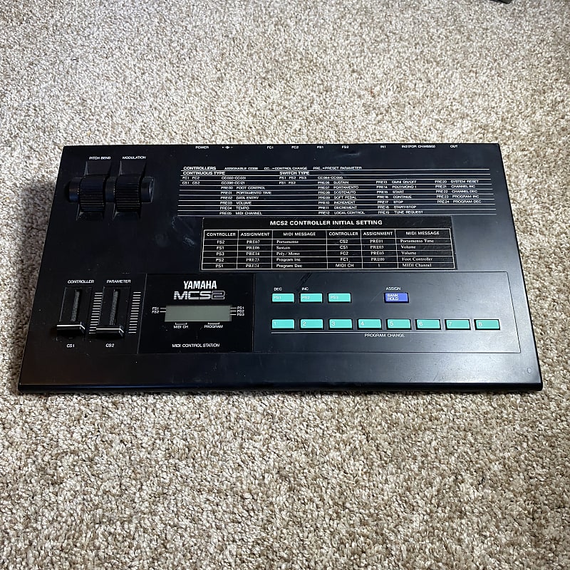 Yamaha MCS2 Midi Control Station 1986 | Reverb